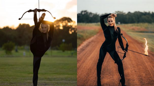 Who is Orissa Kelly? Archer goes viral after showing off her acrobatic ...